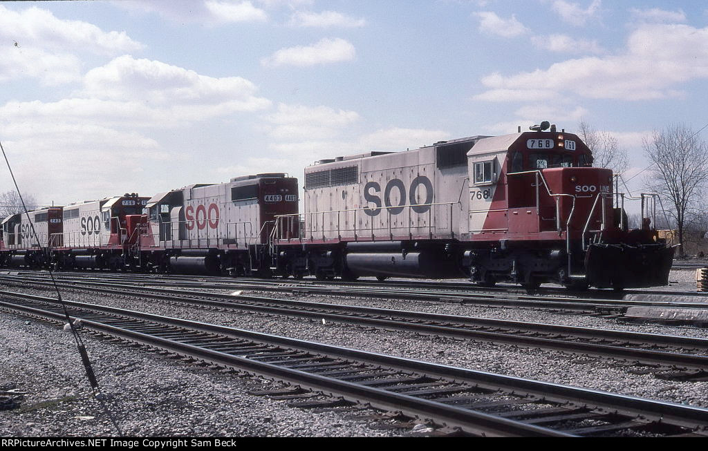 SOO 768, 4403, 756, and 742